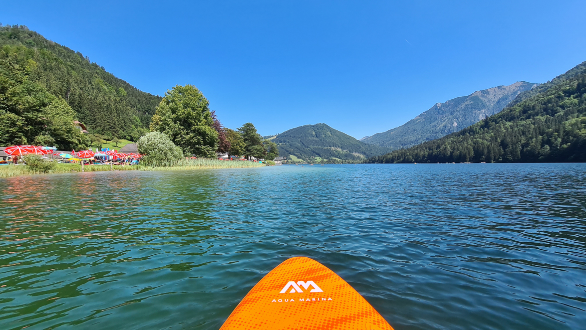Ein heißer Badetag am Lunzer See